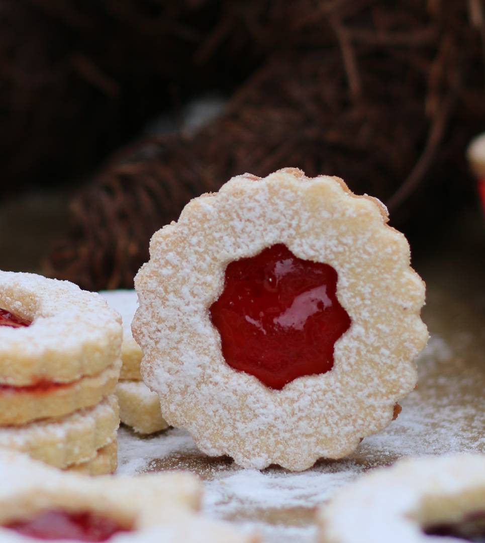 Low Carb Linzer keksići - zdravi keksići bez brašna i šećera - dvije ...